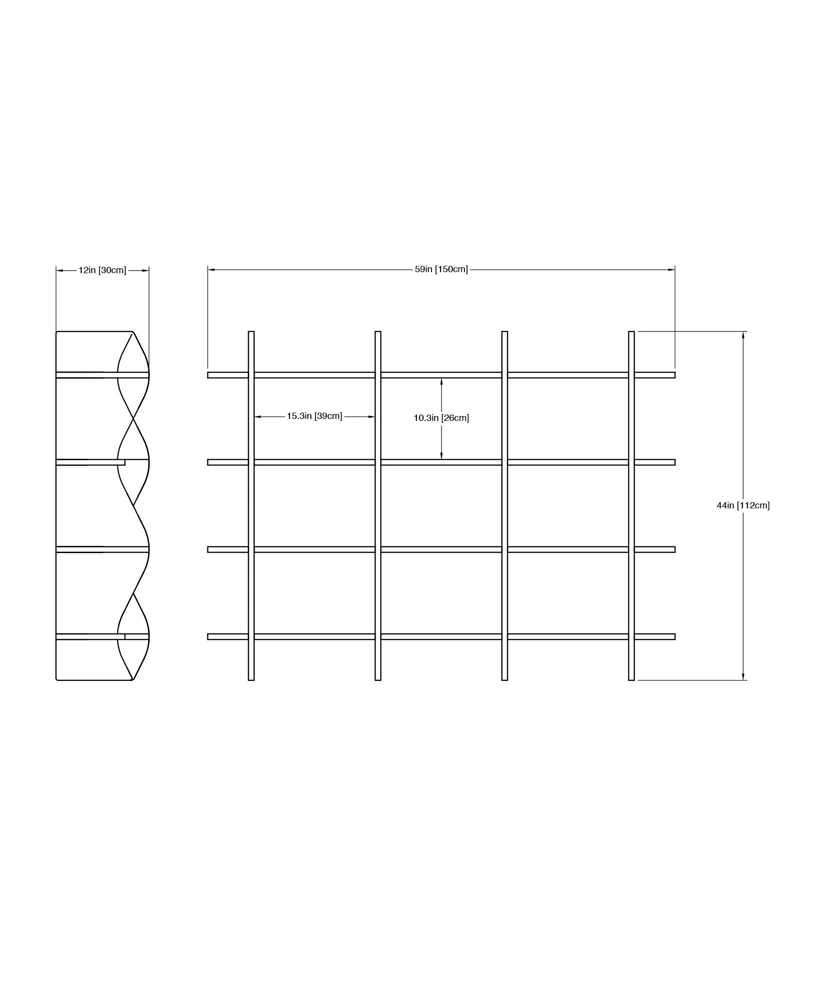 Hyperbolik Shelf - Milk Blue – Okej