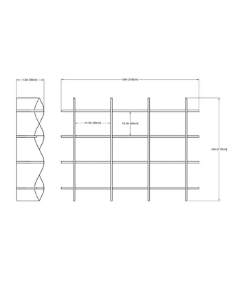 Hyperbolik Shelf - Milk Blue – Okej